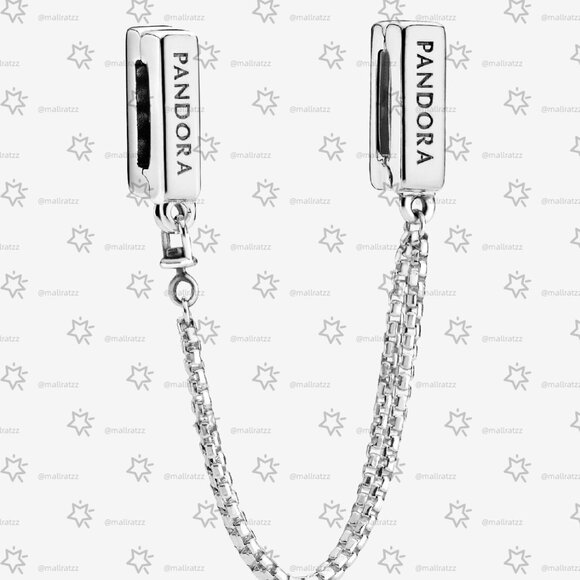 Pandora | Jewelry | Pandora Safety Chain Clip Charm | Poshmark